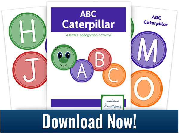 ABC Caterpillar: A Letter Recognition Activity (Free Download)