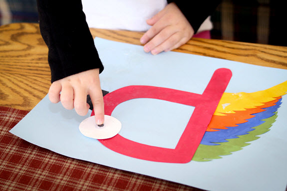 Printable Letter P Craft - P is for Parrot (FREE Download)