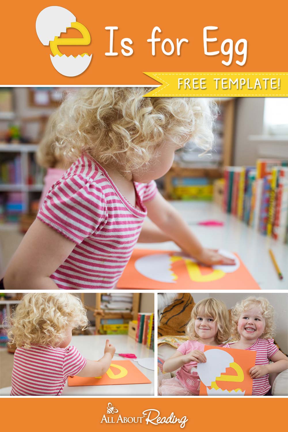 Printable Letter E Craft - E Is for Egg