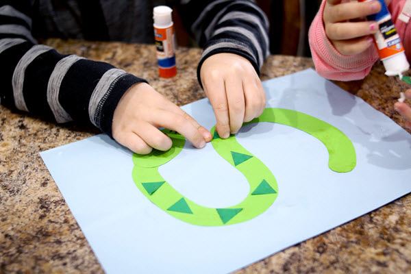 Printable Letter S Craft - S is for Snake (FREE Download)