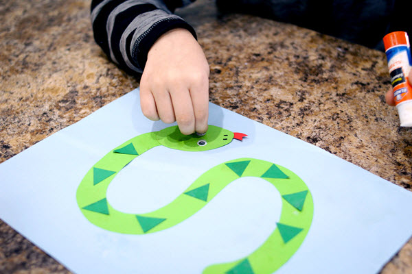 Printable Letter S Craft - S is for Snake (FREE Download)