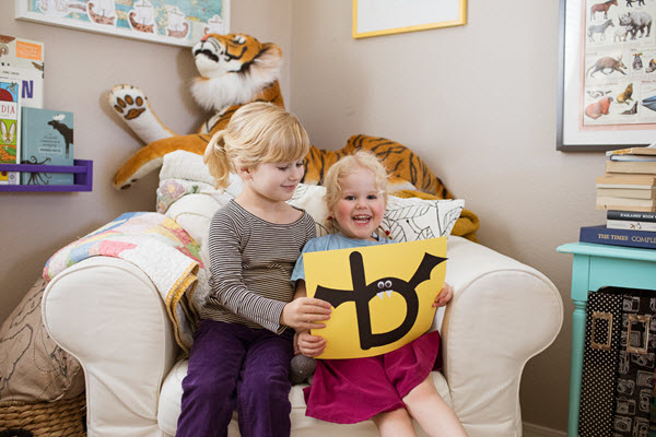 Lowercase B Craft - B is for Bat (+ Printable Template)