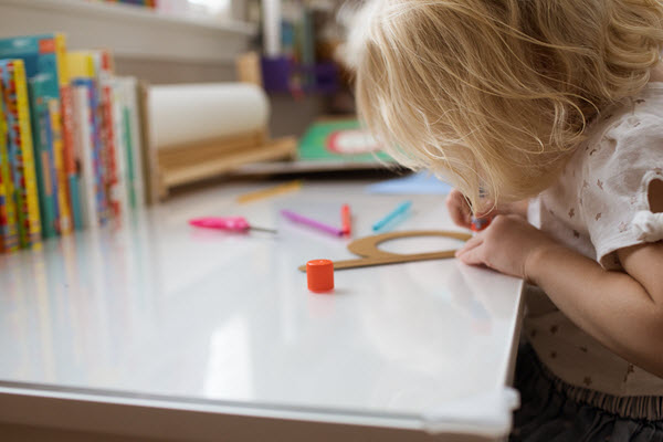 Lowercase Letter D Craft - D Is for Doughnut (+ printable template)