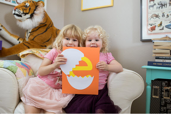 Printable Letter E Craft - E Is for Egg