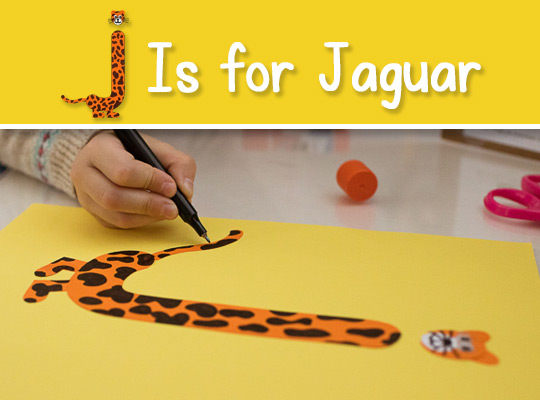 Printable Letter J Craft - J Is for Jaguar