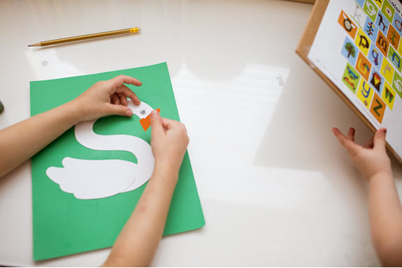 Printable Letter S Craft - S Is for Swan