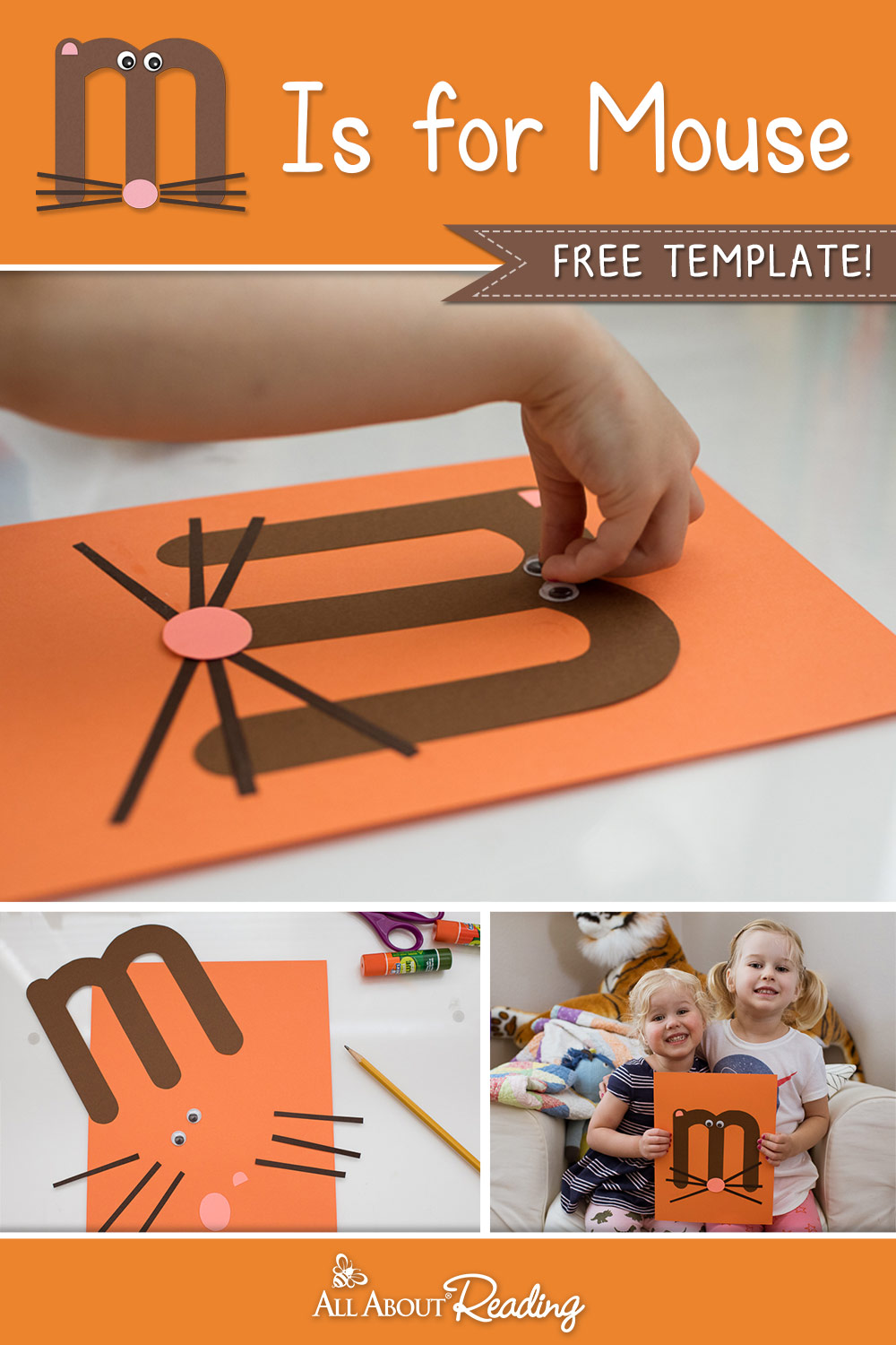 Printable Letter M Craft - M Is for Mouse